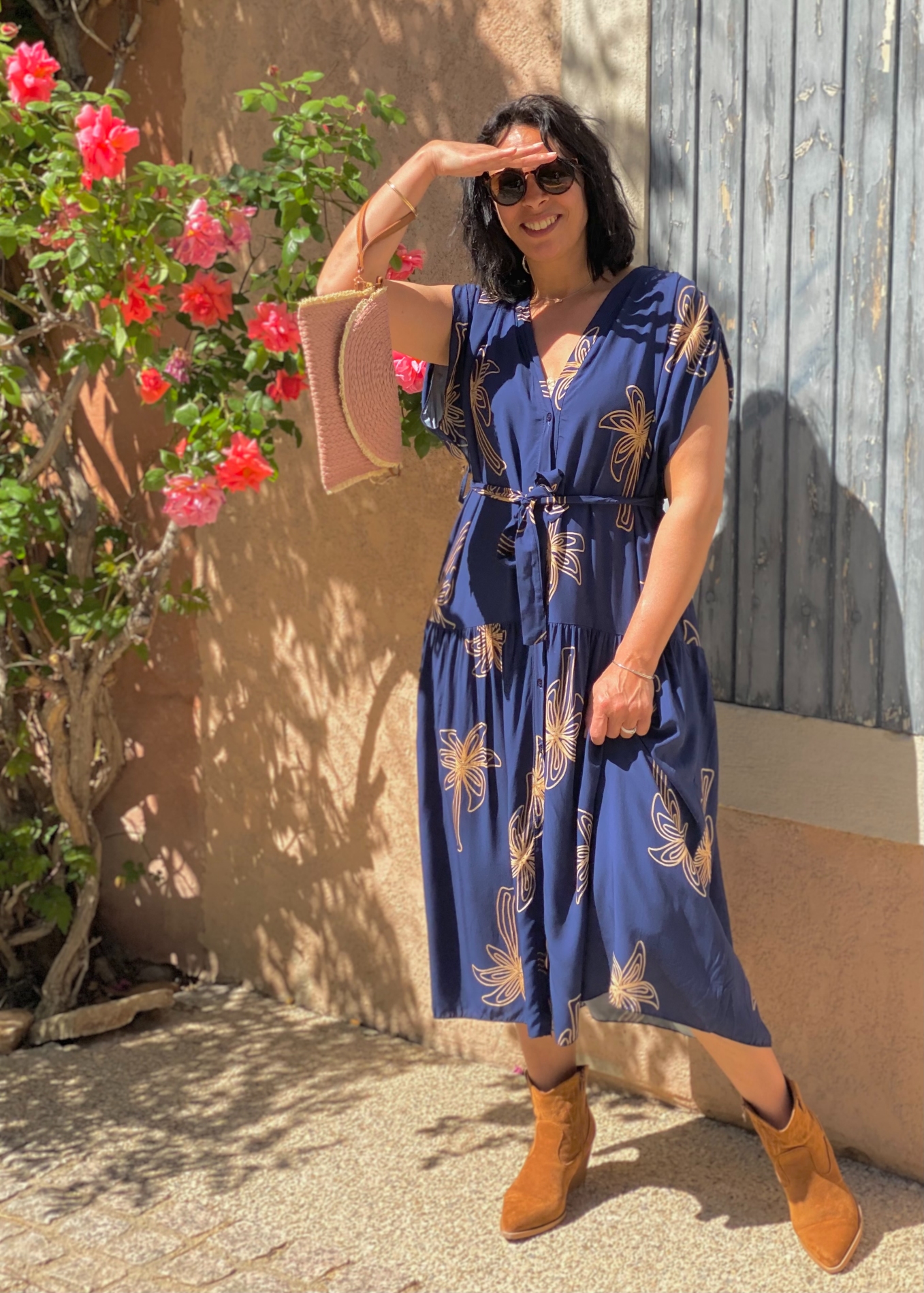 Robe longue en viscose modèle Palma