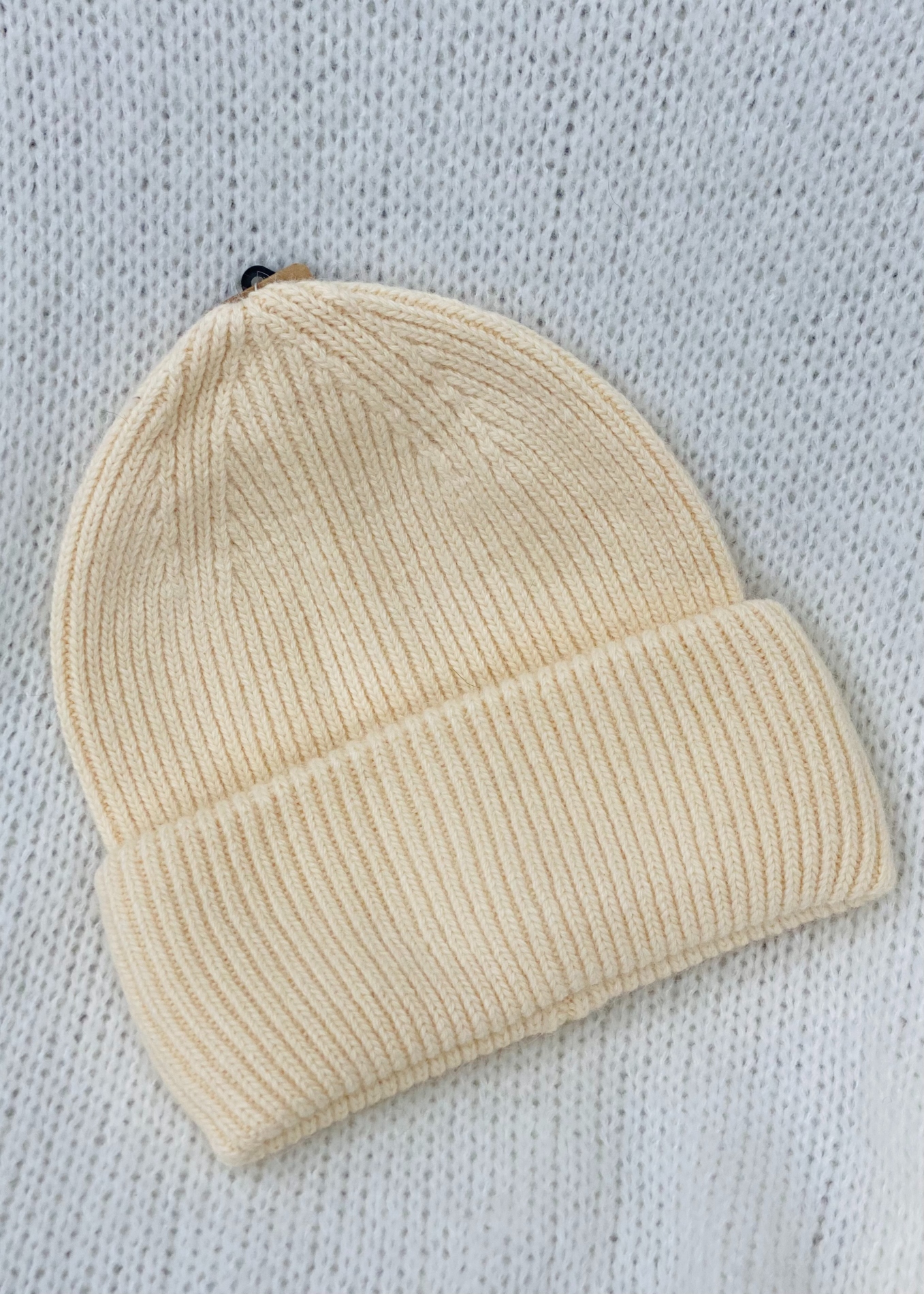 Bonnet uni angora accessoires de saison